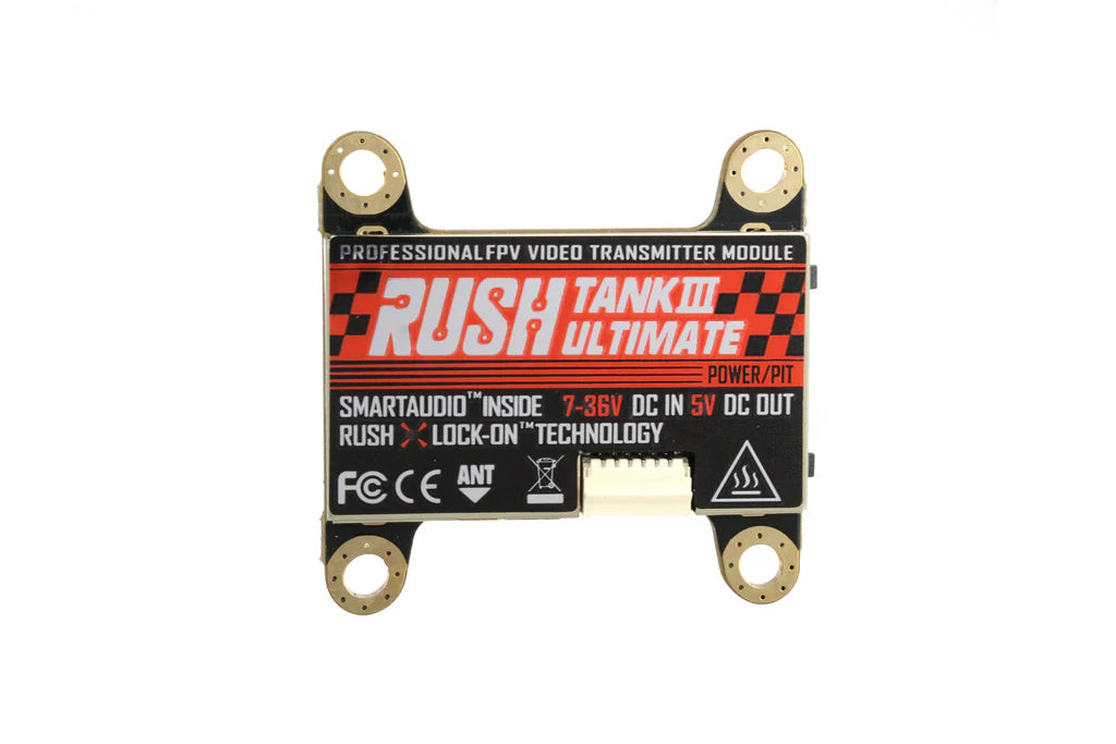 RUSH TANK III ULTIMATE VTX 5.8G PIT-25-200-500-1000mW 30X30 STACKABLE ...