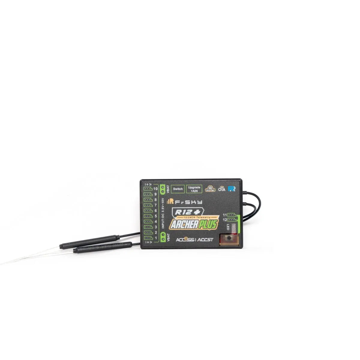FrSky ARCHER PLUS SR12+ gyro-stabilized receiver with both ACCESS ...